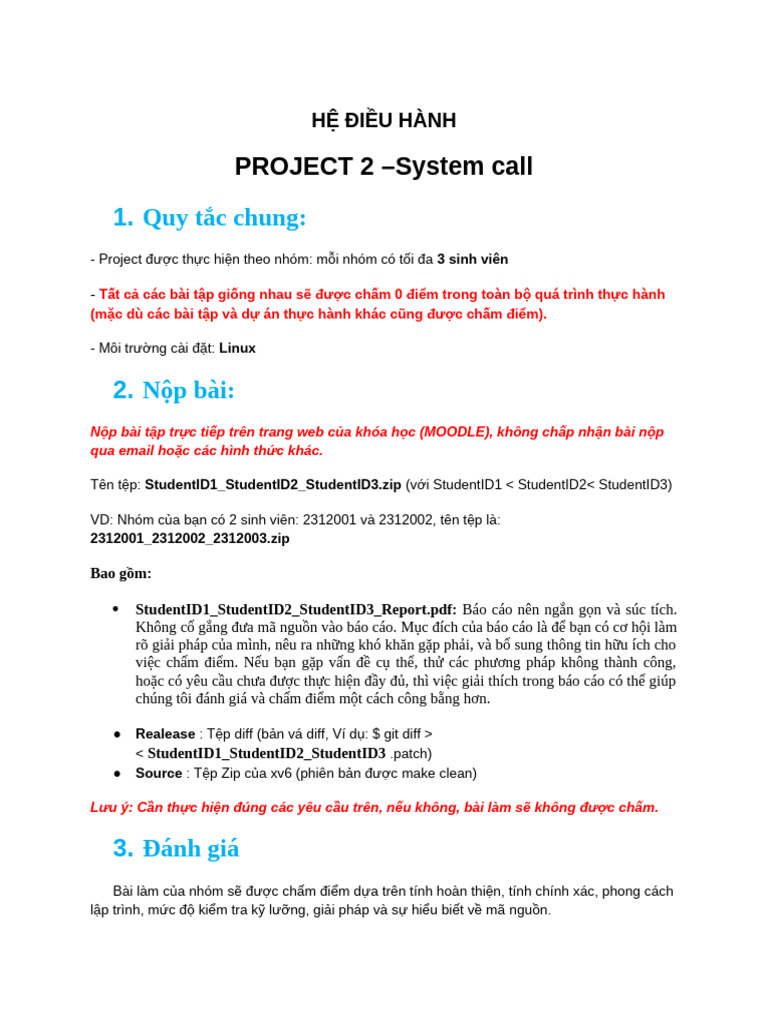 Lab2 OS System Call | PDF