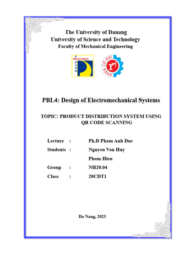 QR Code-Based Product Distribution System | PDF | Electricity ...