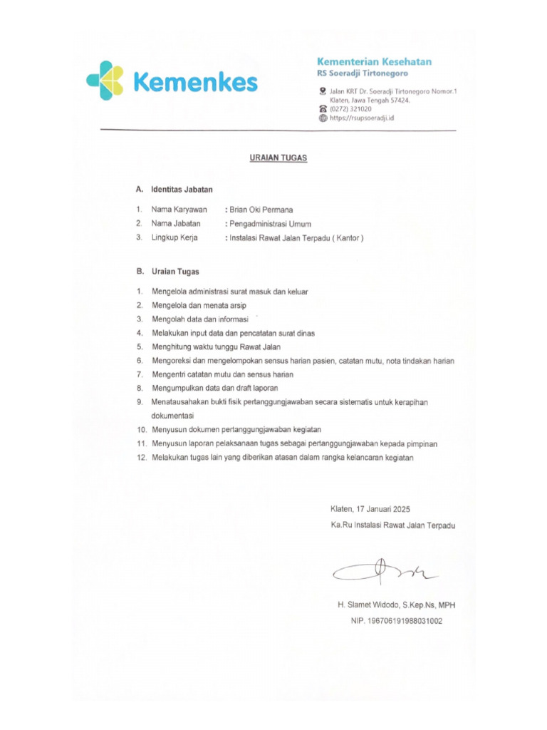 Uraian Tugas Brian Oki Permana | PDF