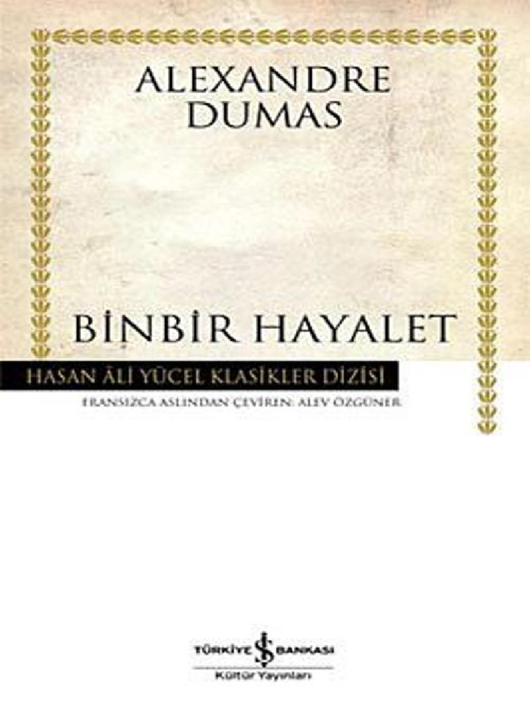 Alexandre Dumas - Binbir Hayalet | PDF
