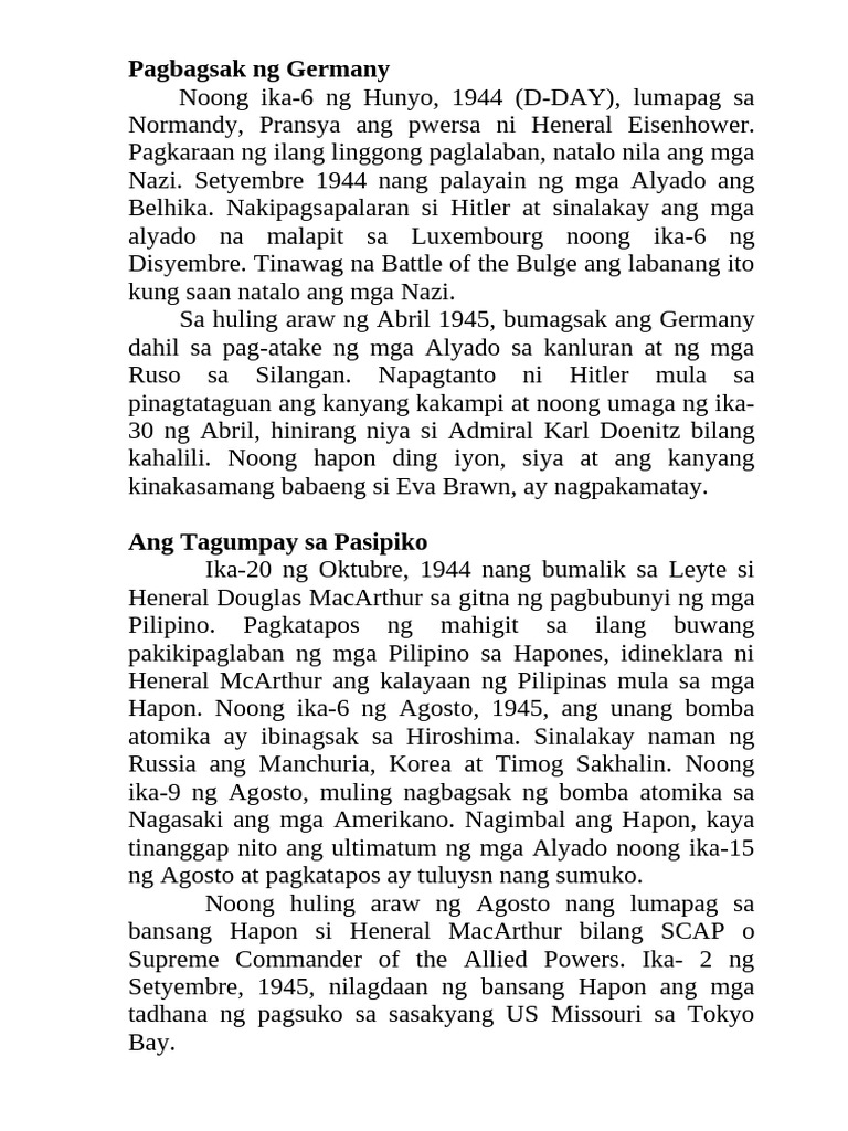 Pagbagsak ng Germany | PDF