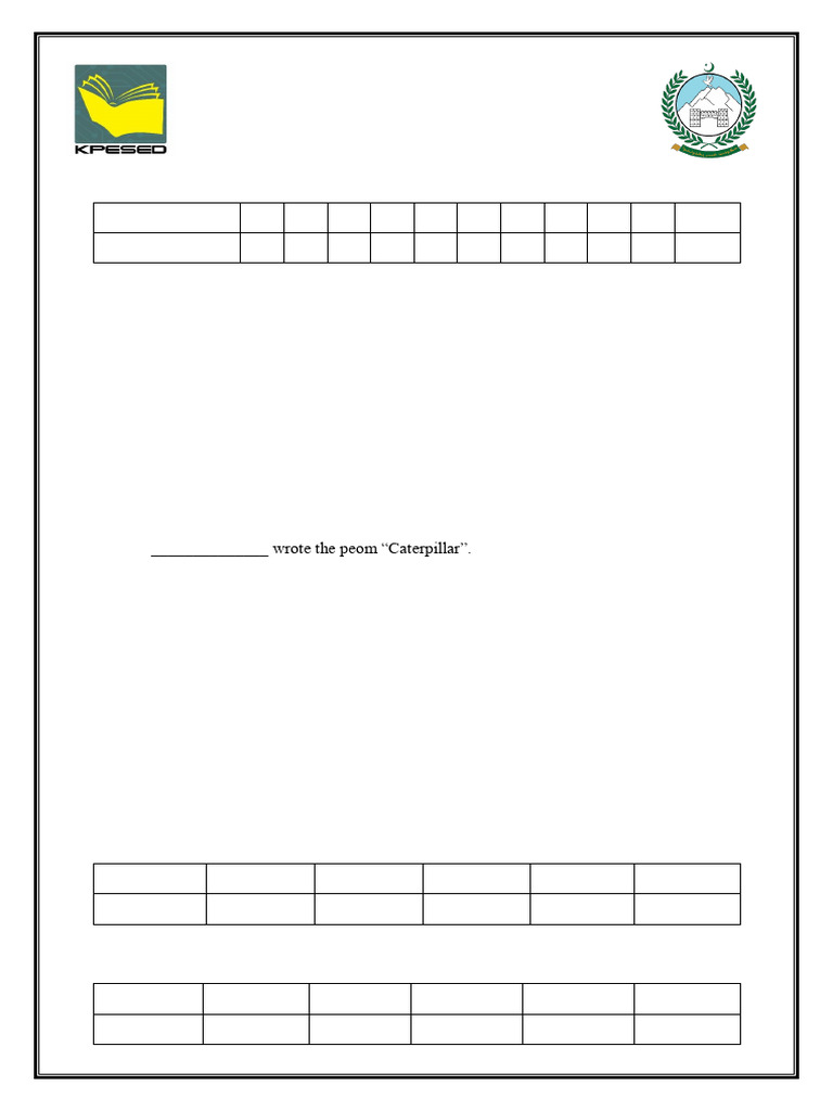 4th Grade Exam Paper 2025 | PDF | Foods
