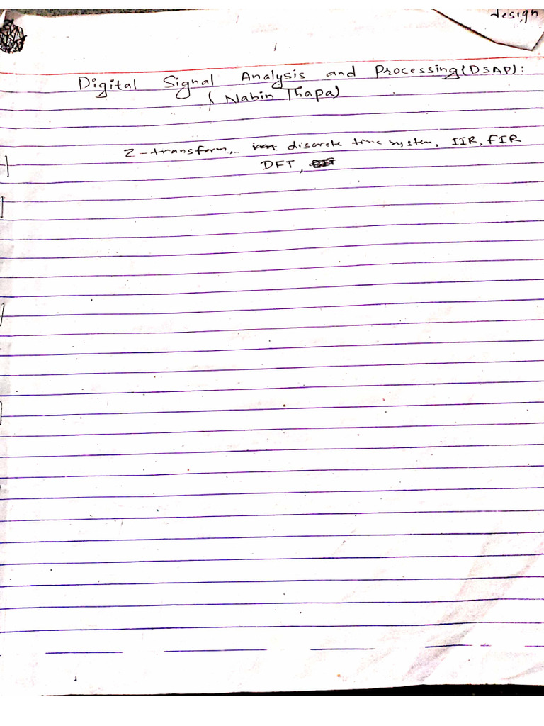 DSAP Class Note | PDF