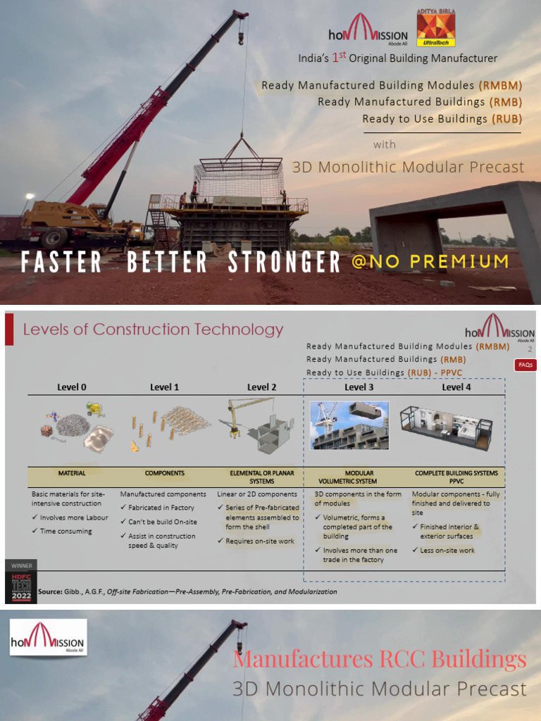 V 11.0 hoMMission - 3D Monolithic Precast Technology | PDF | Precast ...