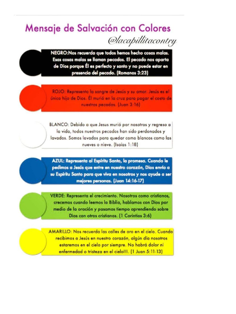 Evangelismo Con Colores | PDF