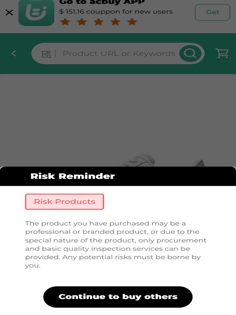 Acbuy App: Discounts & Risk Reminder | PDF