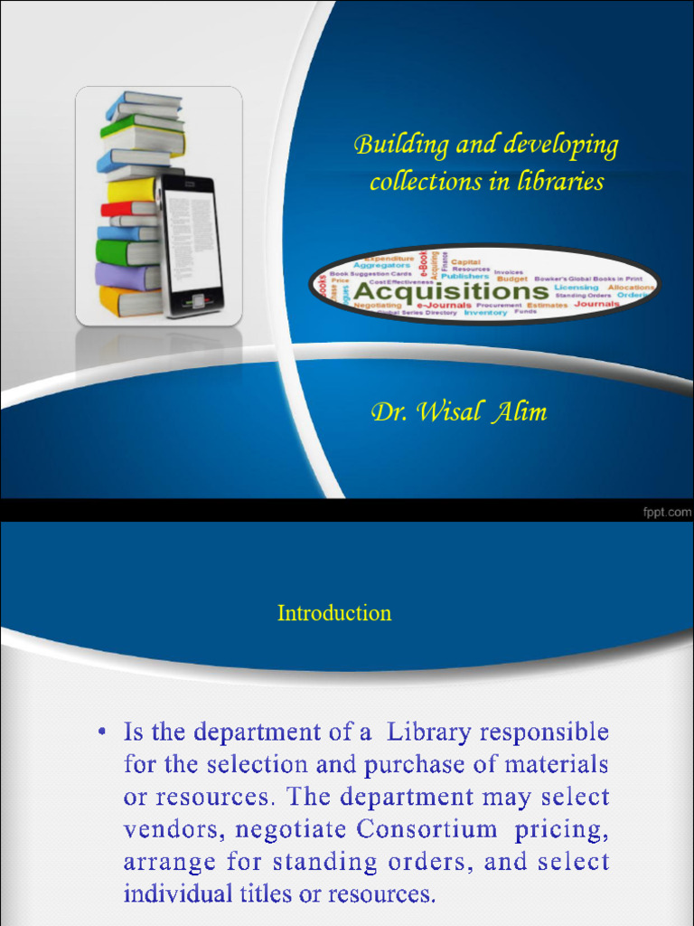 Building and Developing Collections in Libraries | PDF | Libraries ...