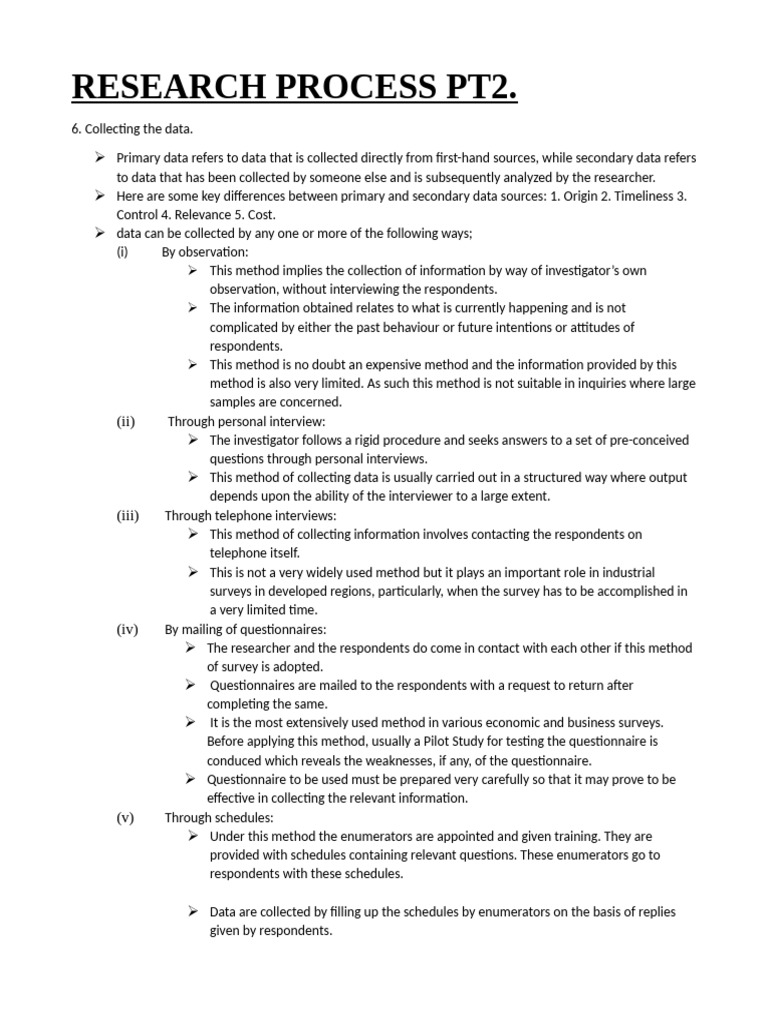 Research process 2 | PDF | Survey Methodology | Hypothesis