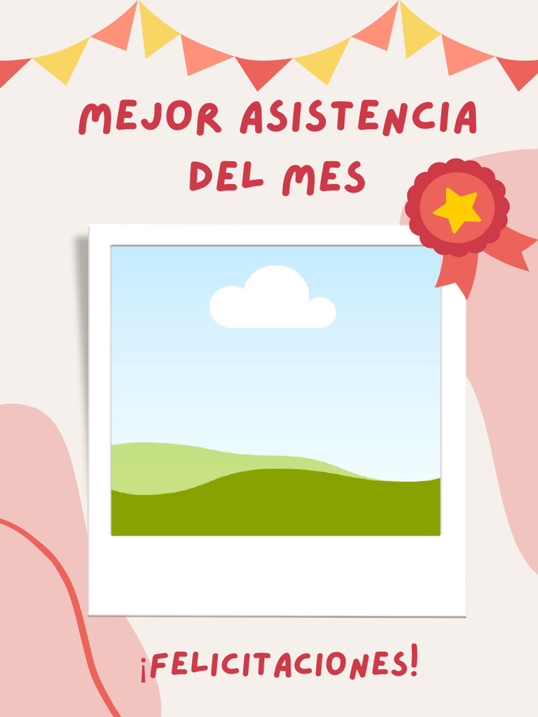 Certificado para Empleado Del Mes Rosa | PDF