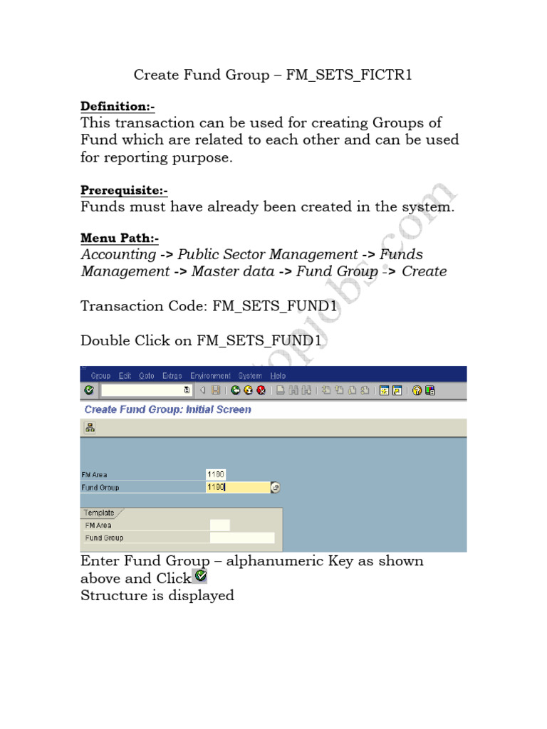 Fund Group - Create | PDF