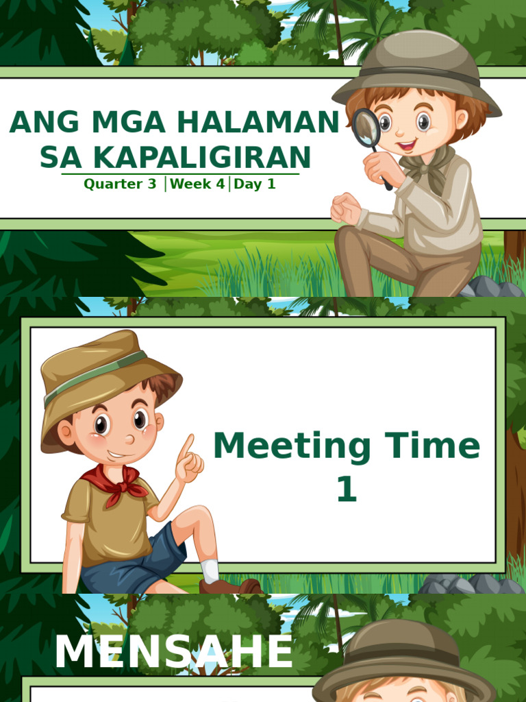 Kindergarten Q3 Week 4 Day 1 Asf | PDF
