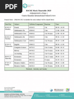 Final Prelim Exam Timetable 2025 | PDF