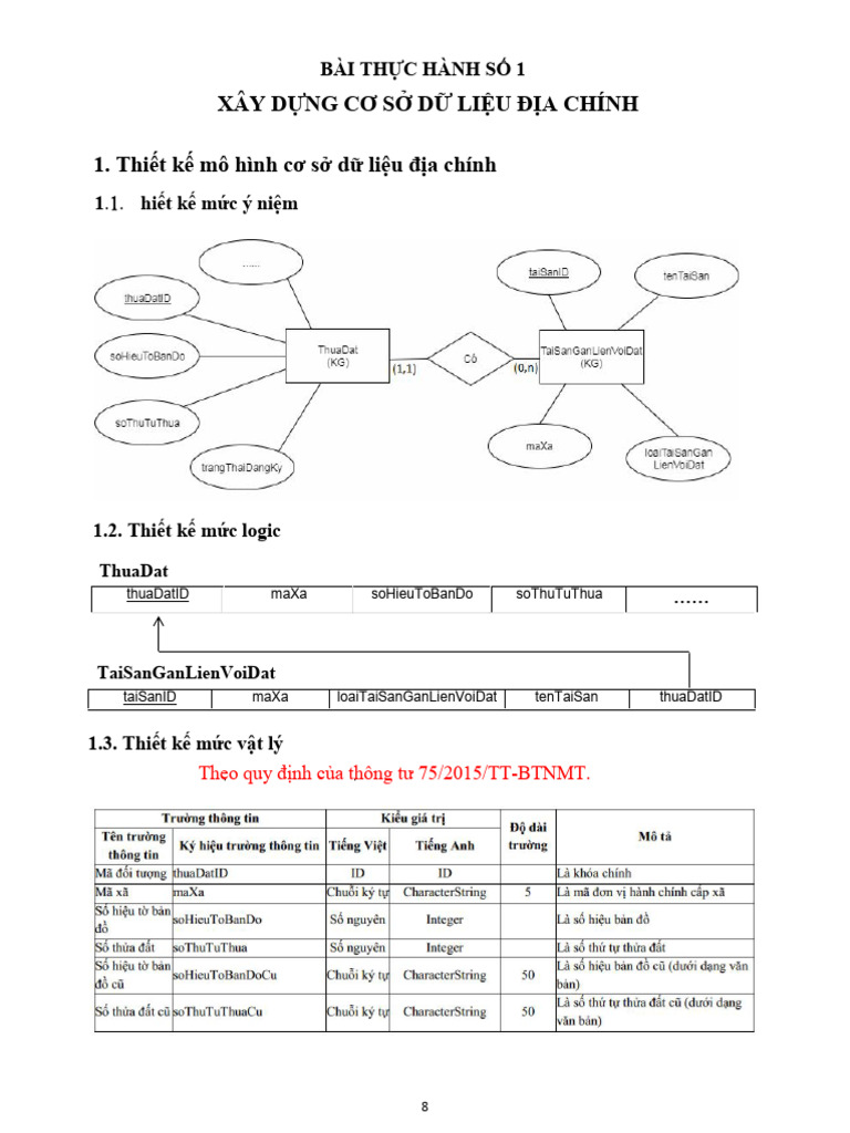 Huong dan Bai thuc hanh so 1 | PDF