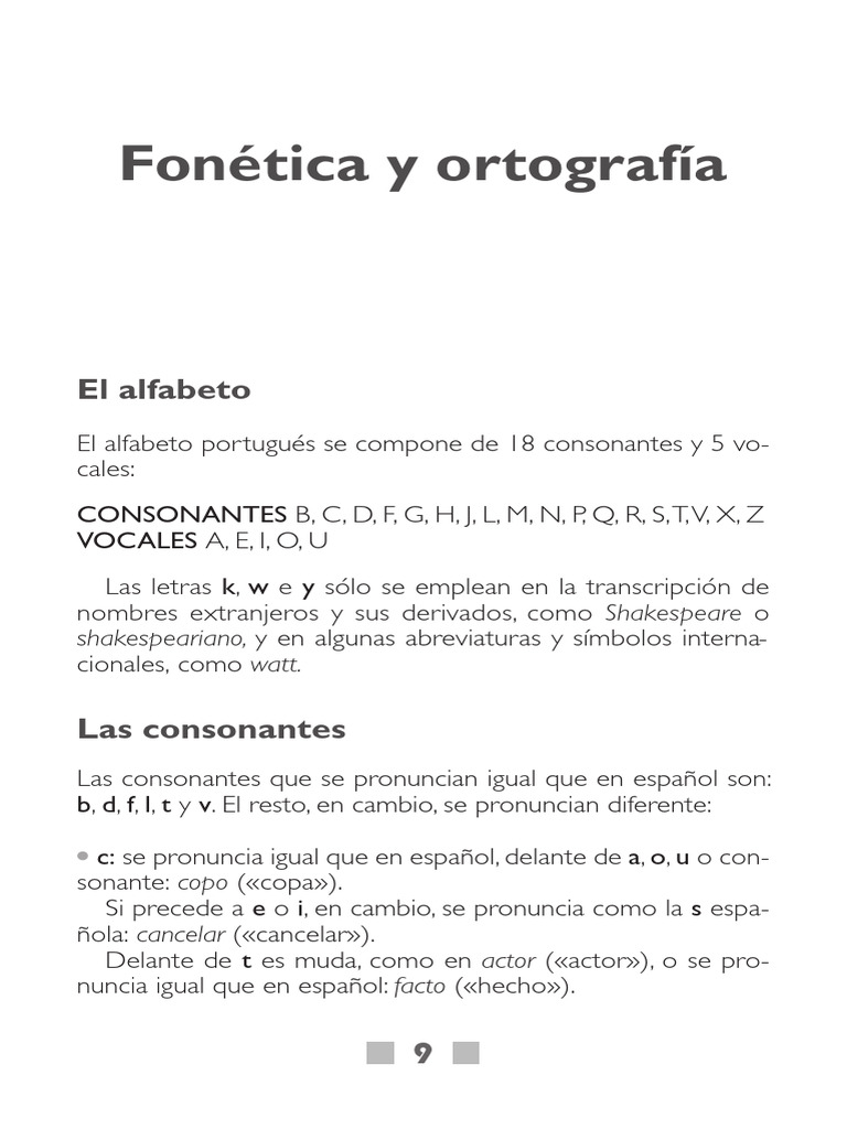 Gramática_Del_Portugués_----_(Fonética_y_ortografía) | PDF | Voz humana ...