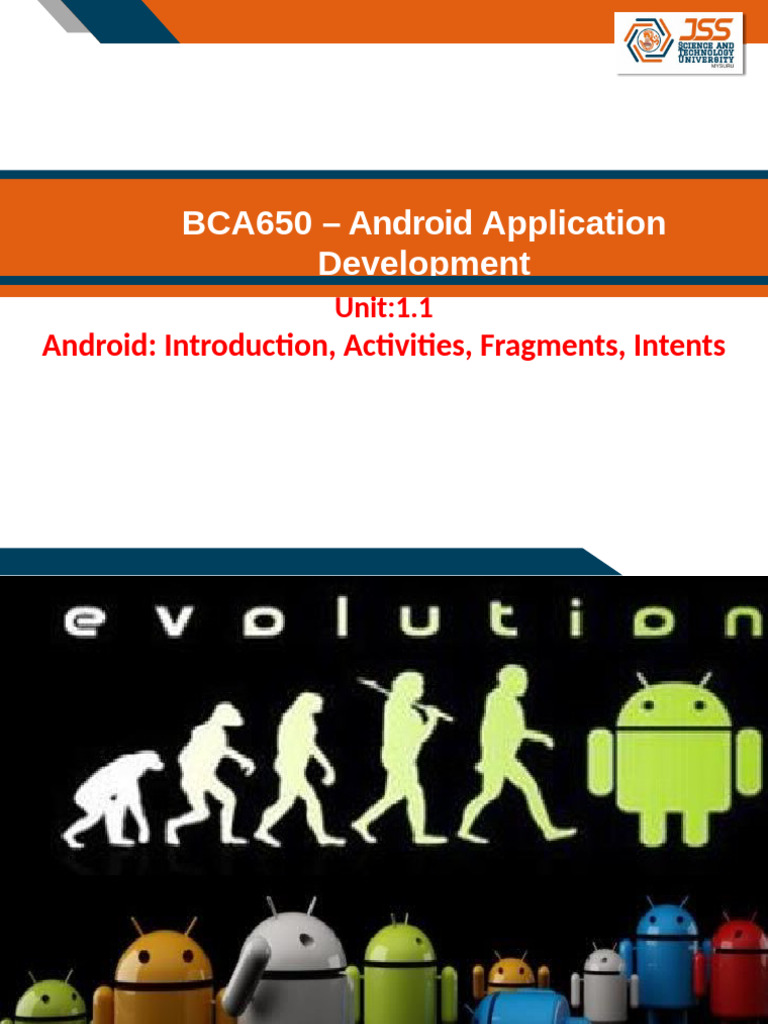 Unit-1.1 Getting Started With Android | PDF | Android (Operating System) | Application Software