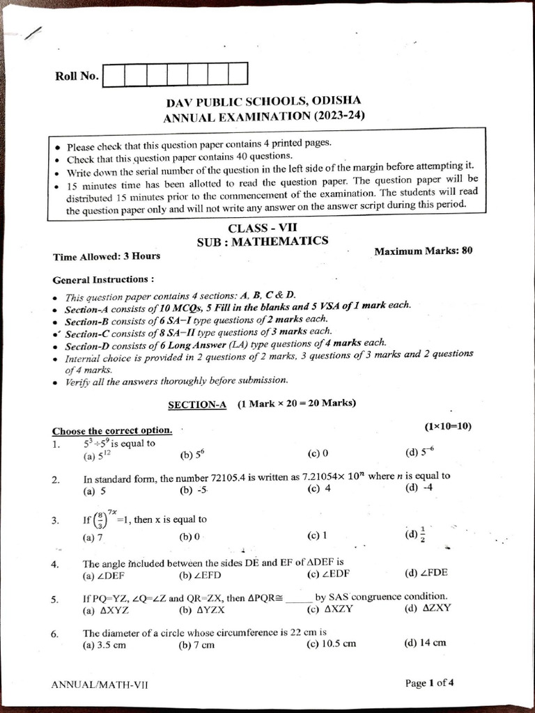 Maths Notes Dav | PDF
