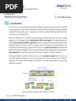 NEBcutter: Restriction Enzyme Analysis Tool | PDF