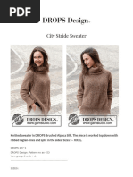 Step by Step Sweater V1 | PDF | Knitting | Gauge (Knitting)