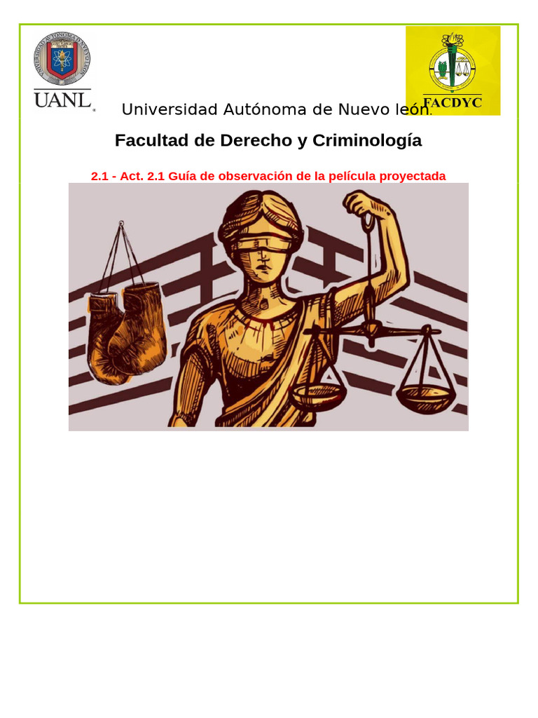 2 1 Act 2 1 Guia de Observacion de La Pelicula Proyectada | PDF