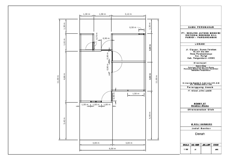 Denah Baru Pangandaran | PDF