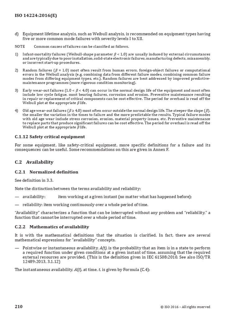 ISO-14224-INGLES-216 | PDF | Statistical Analysis | Teaching Mathematics