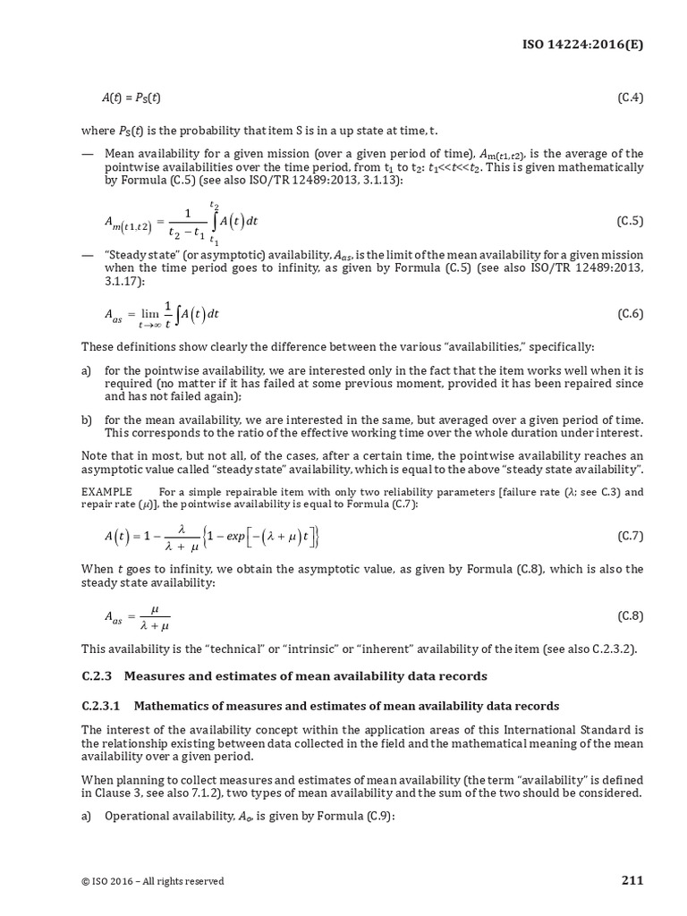 Iso 14224 Ingles 217 | PDF