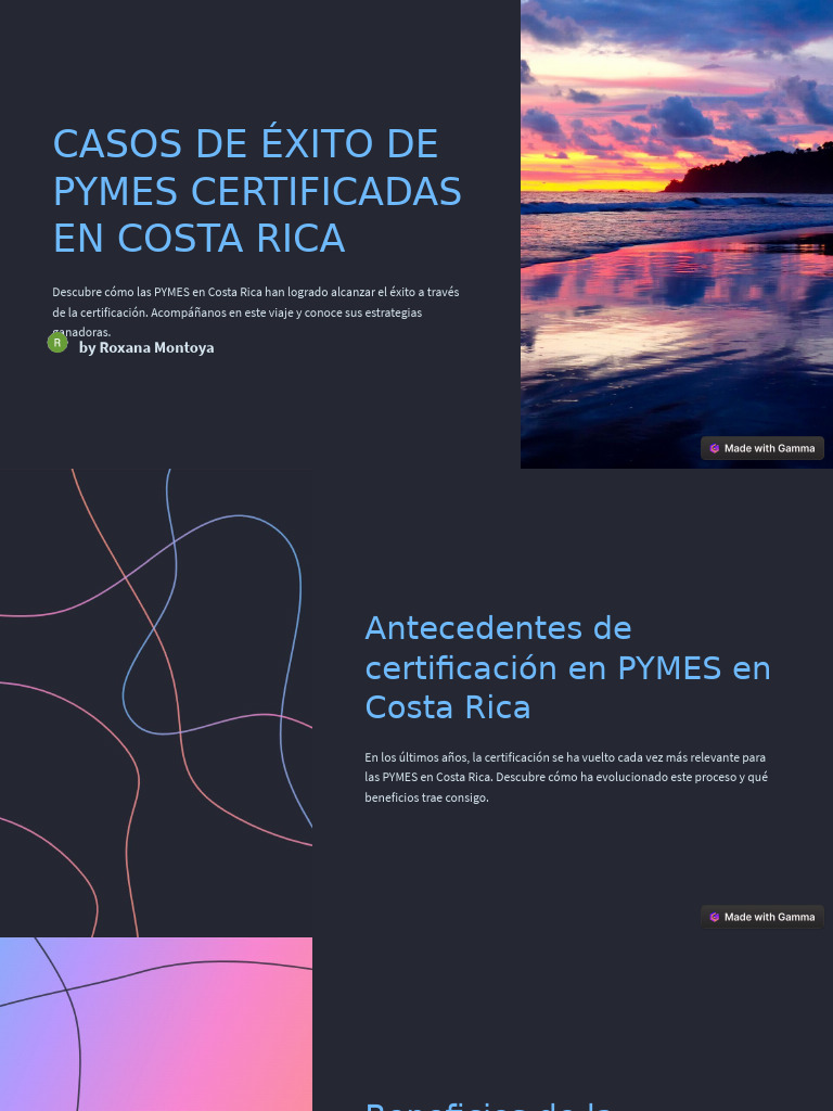 Casos de Exito de Pymes Certificadas en Costa Rica | PDF | Pequeñas y ...