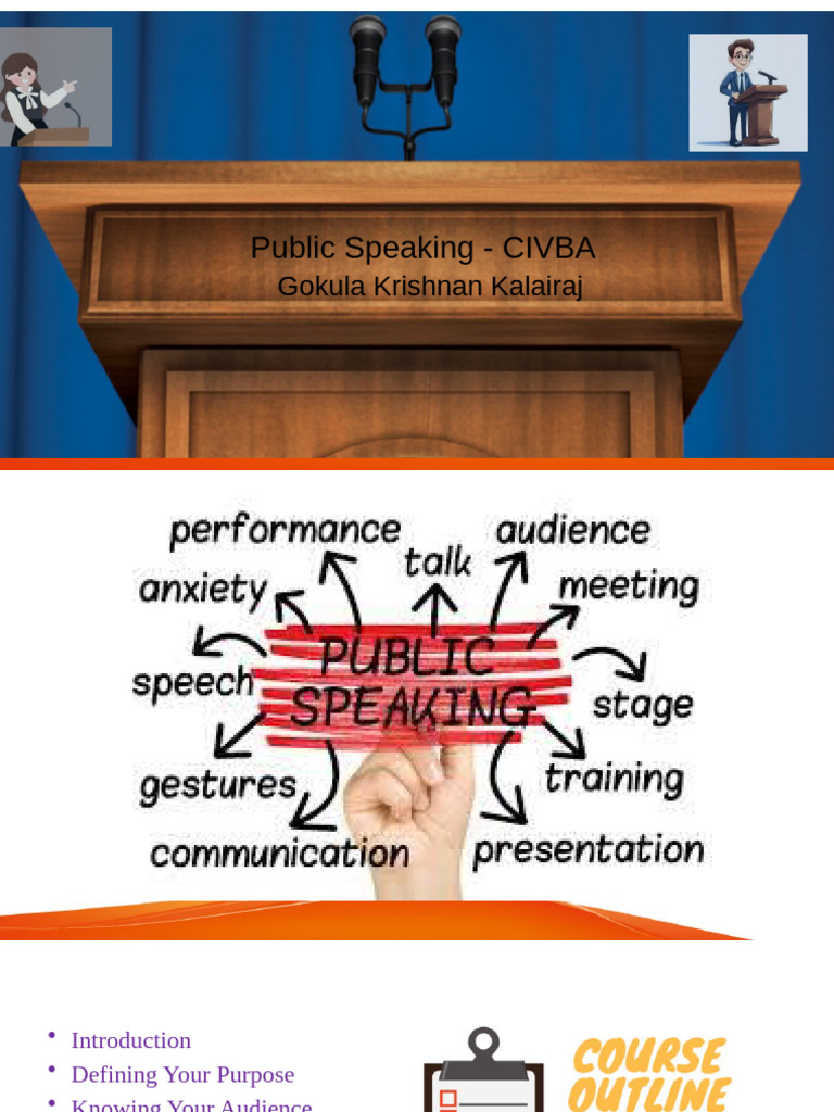 Public Speaking | PDF