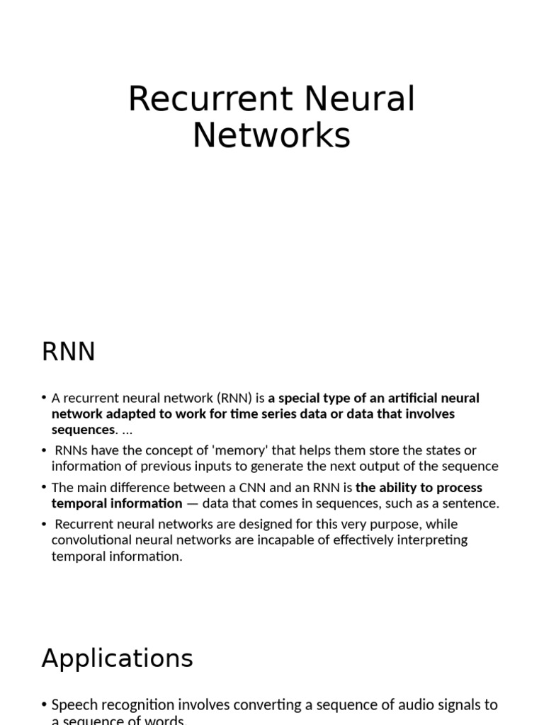 598 114 216 Recurrent Neural Networks | PDF | Algorithms | Learning