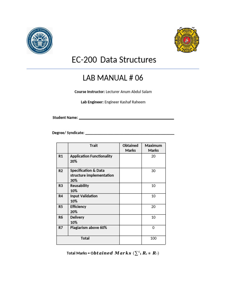 Lab06 DS | PDF