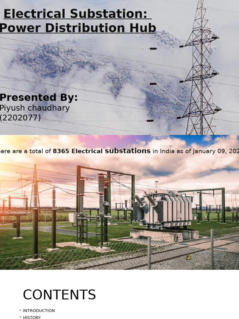 Overview of Electrical Substations in India | PDF | Electric Power ...