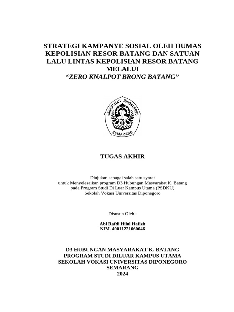 TUGAS AKHIR_Abi Rafdi Hilal Hafizh_FINAL ROUND 2021 (2) | PDF