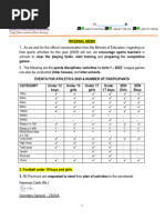 2026 ASA National Fixtures Schedule | PDF | Sport Of Athletics | Sports