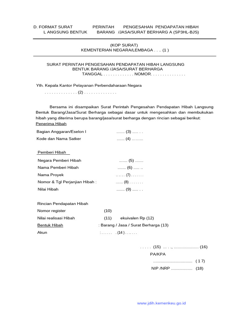 Format SP3HL-BJS | PDF
