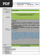 Lesson Plan Periodic Table | PDF | Periodic Table | Chemical Elements