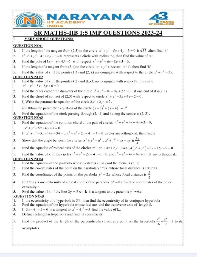 Maths 2B | PDF