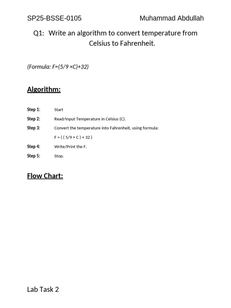 SP25-BSSE-0105 - Muhammad Abdullah - Lab Task 2 | PDF