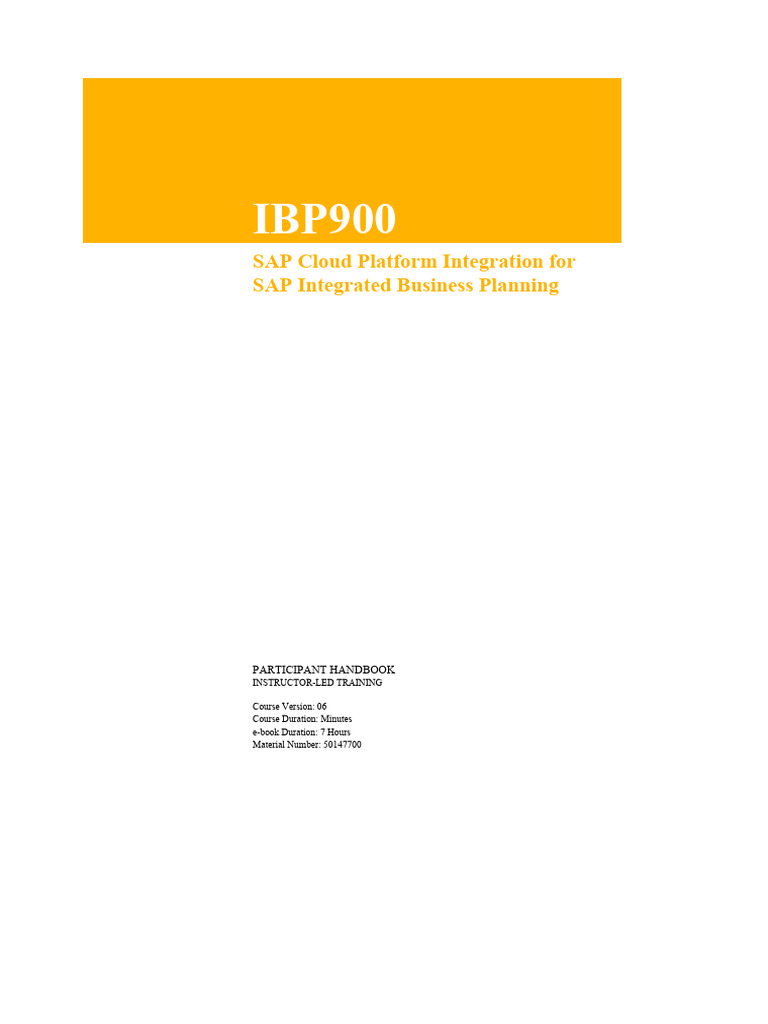 Sap Cpids for Ibp | PDF | Parameter (Computer Programming) | Metadata
