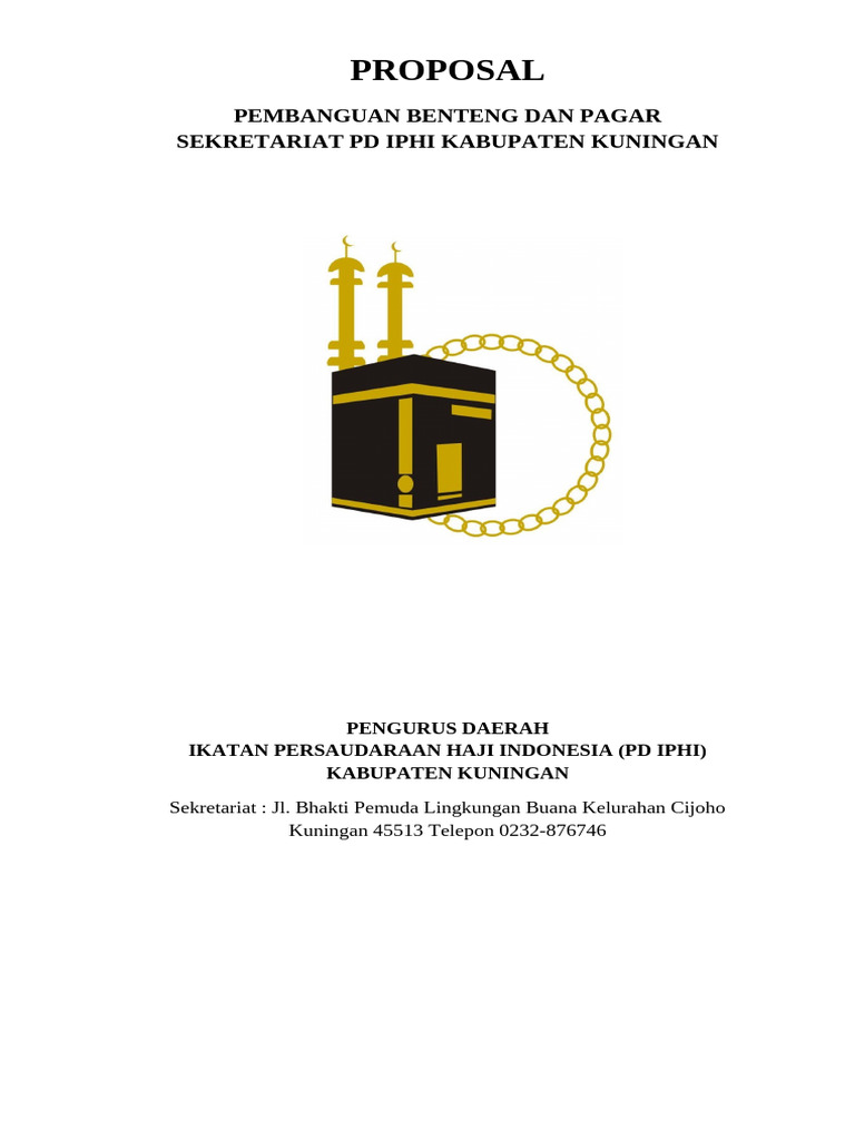 Permohonan Dana Pembangunan Gedung IPHI | PDF