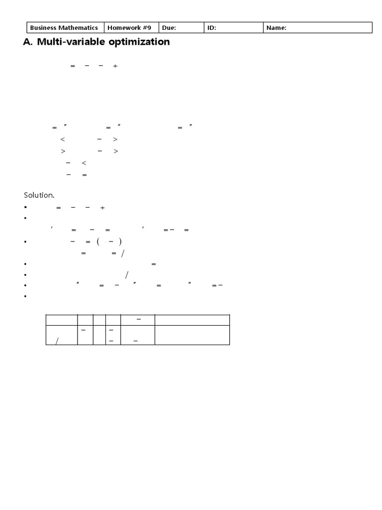 2020 02 Homework 09 Solution | PDF | Calculus | Systems Analysis
