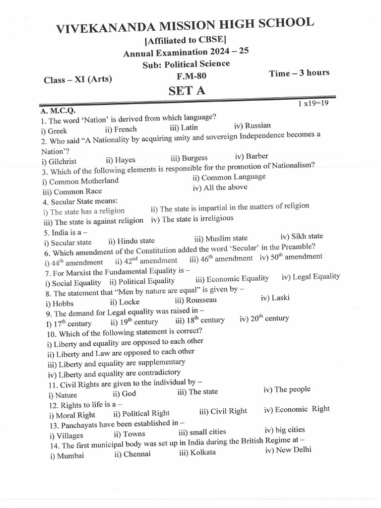 11 Pol Sci Annual | PDF