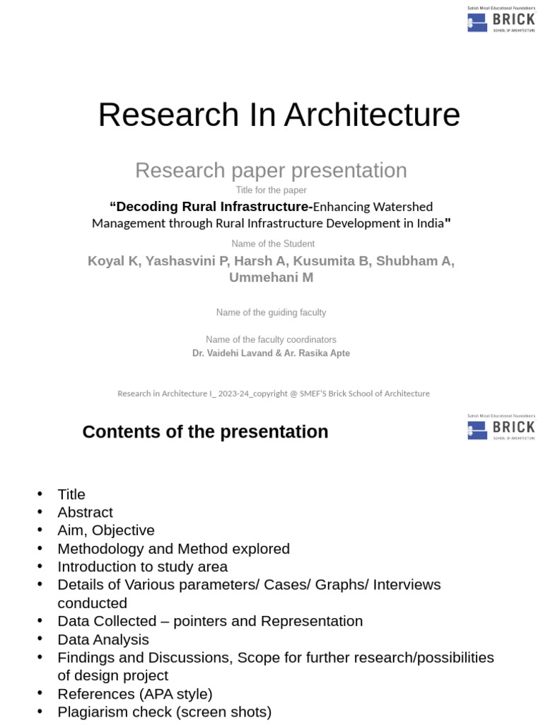 Ria Presentation | PDF | Water Quality | Water Pollution