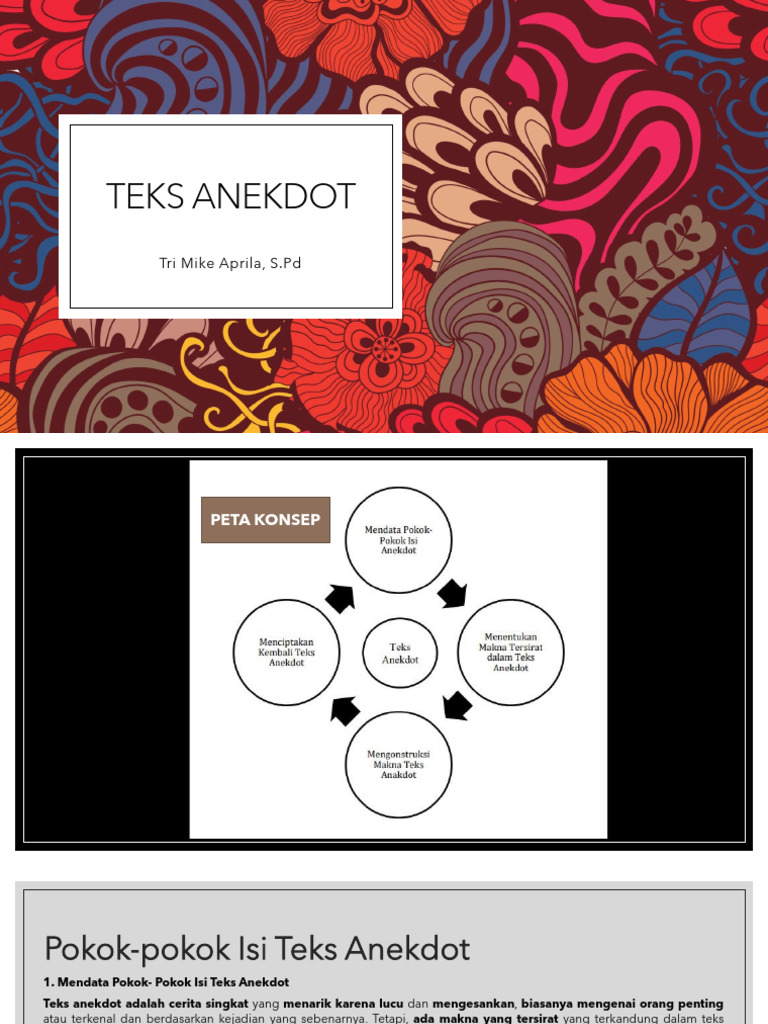 Materi Lengkap Teks Anekdot | PDF