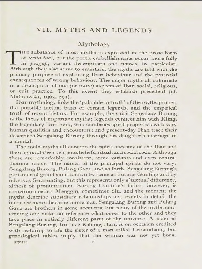 Iban and Their Religion Editable | PDF | Folklore | Propositional Attitudes