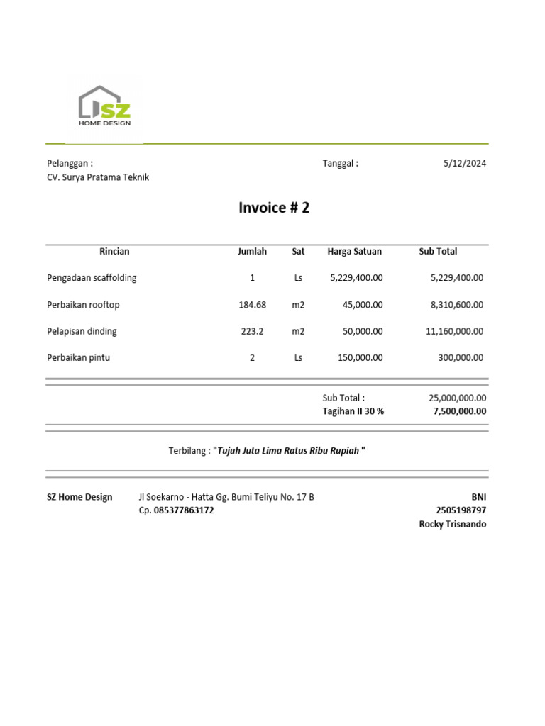 Invoice 2 | PDF