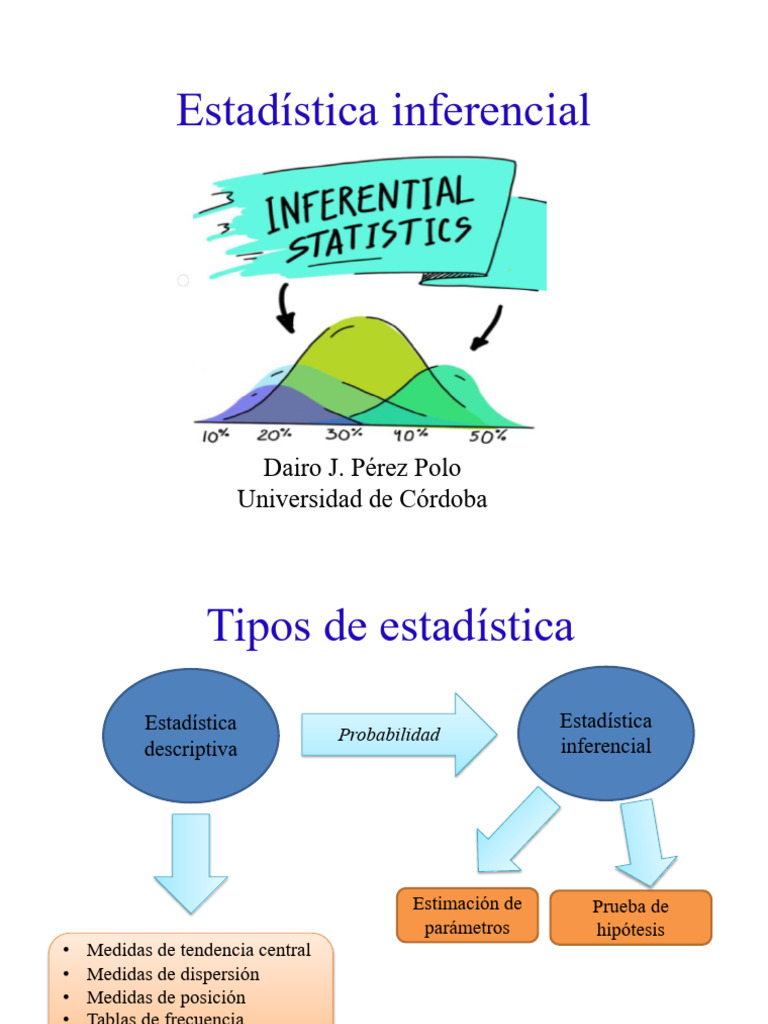 Estadistica Inferencial | PDF | Teoría de la estimación | Estadísticas