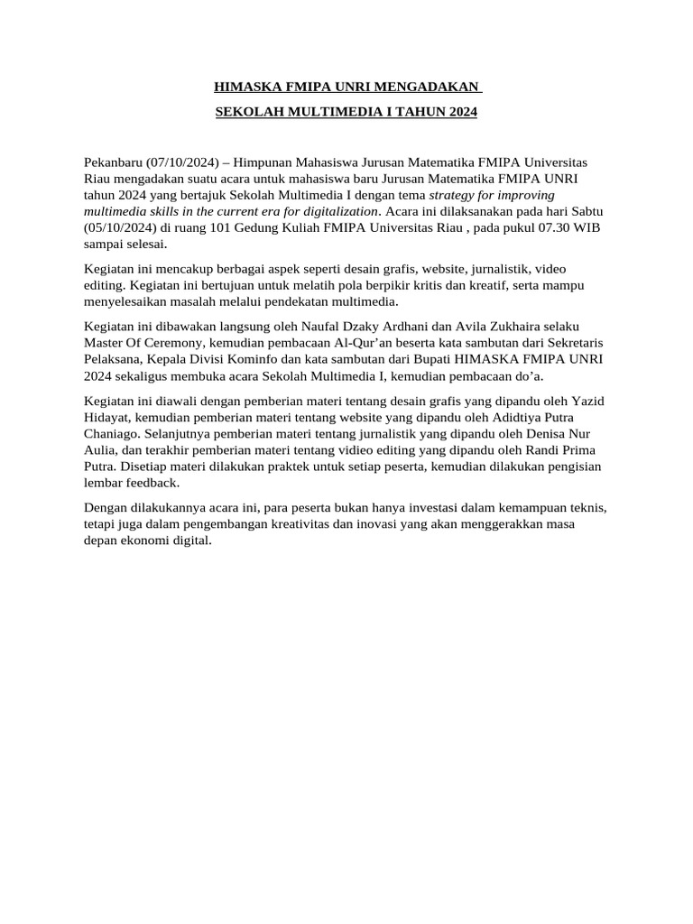 JURNALISTIK GHINA ALFI | PDF