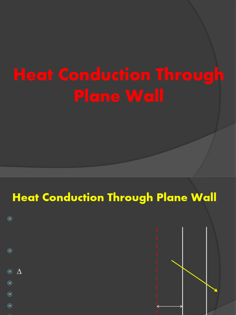 Heat Transfer in Composite Walls | PDF | Thermal Conduction | Physical ...
