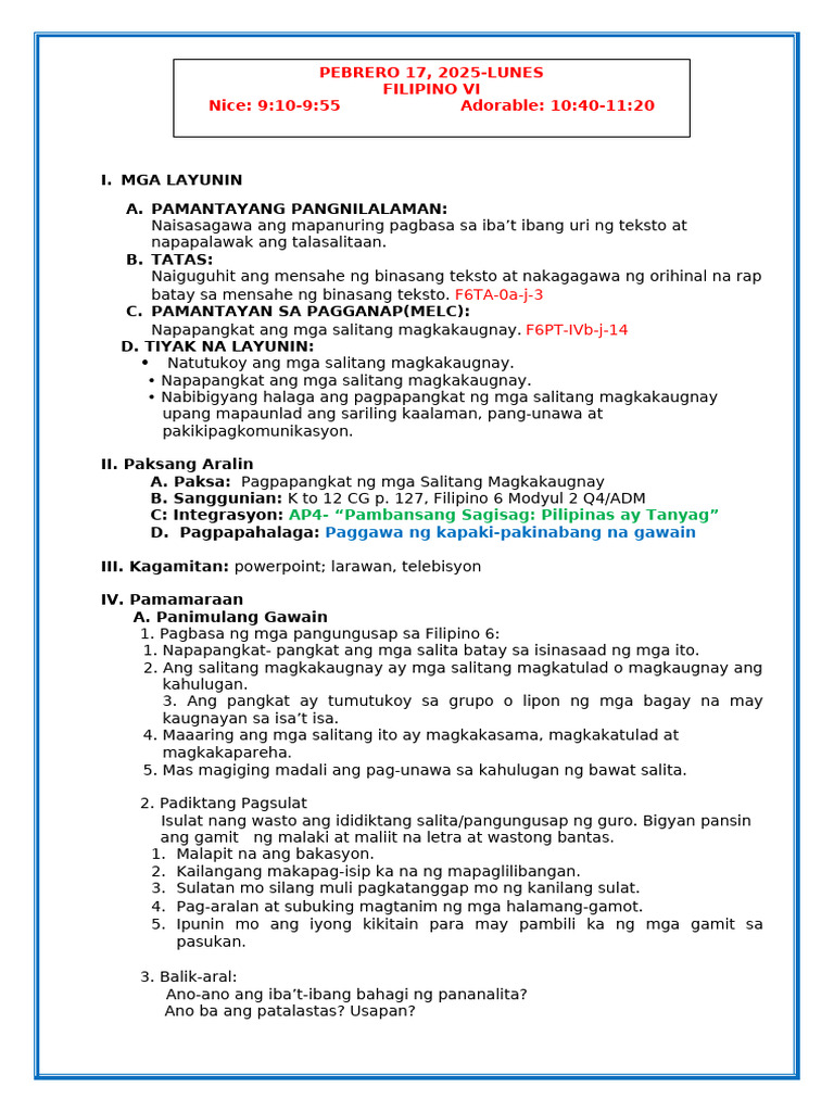 FIL.6-Q4-wk.2 Day1 | PDF