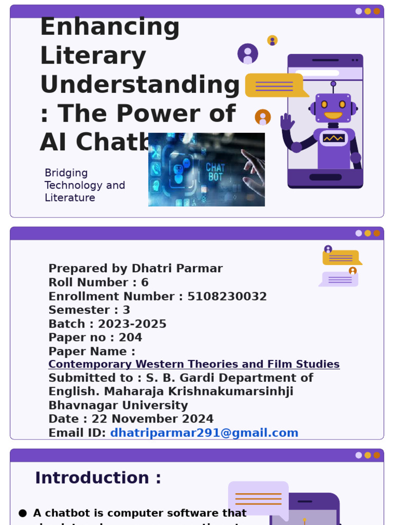 AI Chatbots in Literary Analysis | PDF | Artificial Intelligence ...